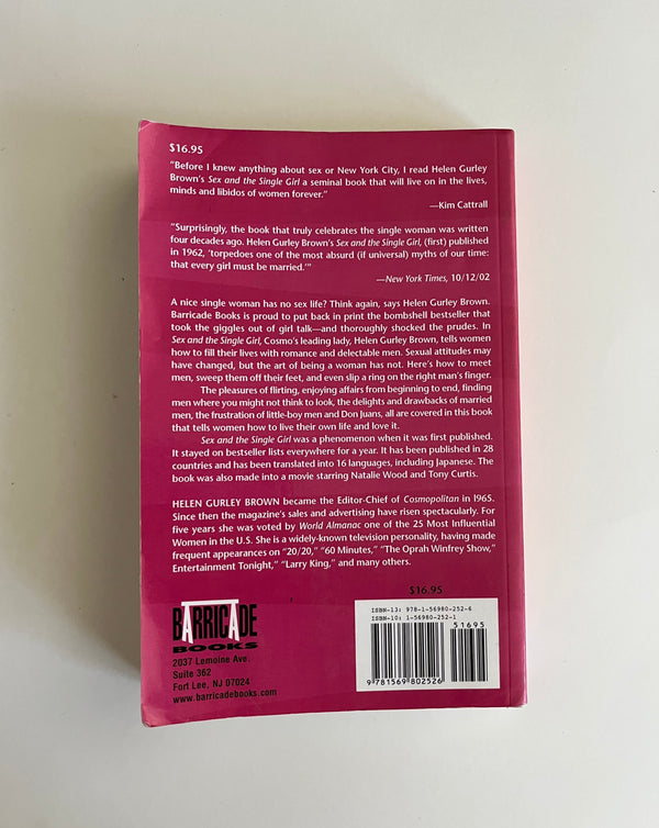 Sex And The Single Girl By Helen Gurley Brown Ten Dollar Books